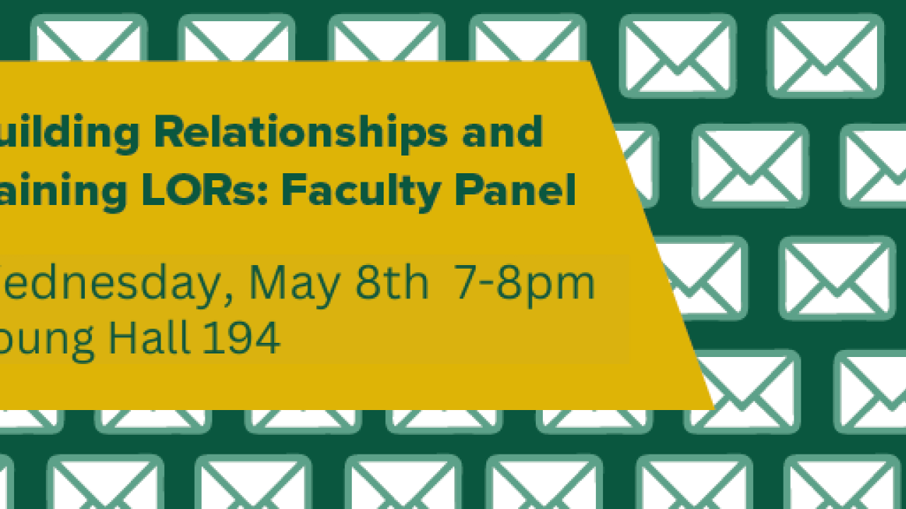 Building Meaningful Relationships and LOR Workshop | College of ...